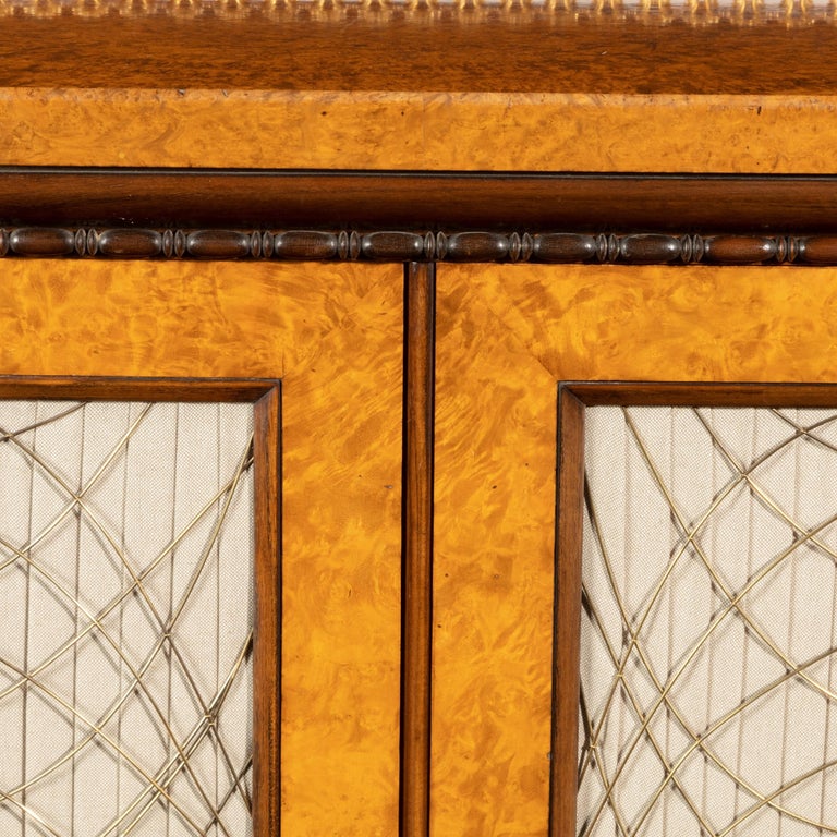 Regency Amboyna Breakfront Side Cabinet, circa 1815 For Sale at 1stDibs