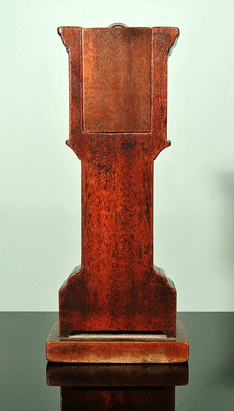 Regency Fruitwood Pocket Watch Stand and Solid Silver Hunter Watch ...