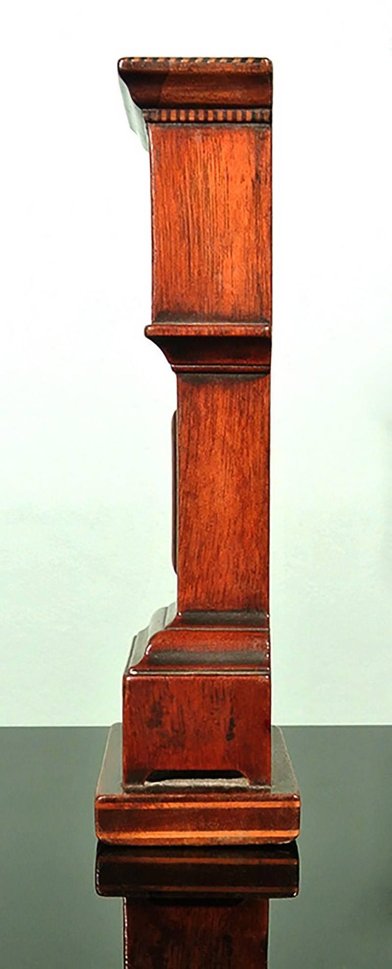 Regency Fruitwood Pocket Watch Stand and Solid Silver Hunter Watch ...