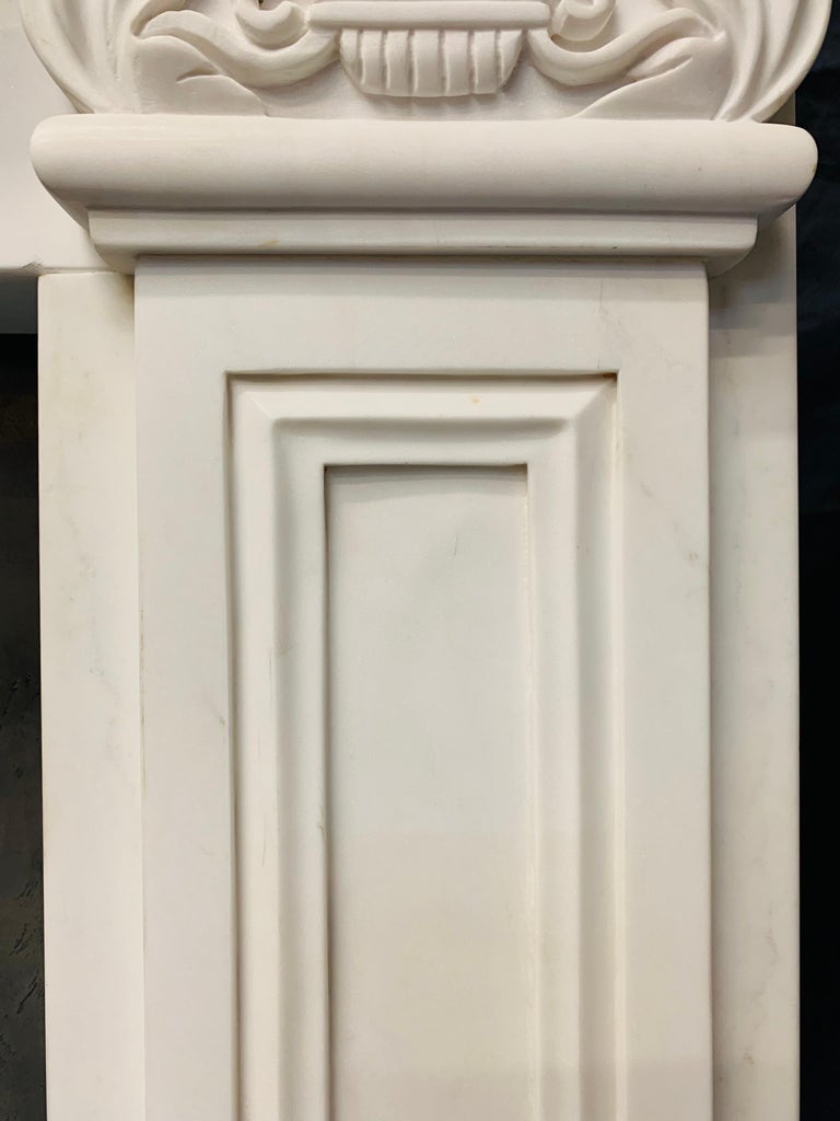 Regency Greek Revival Style Marble Fireplace Surround at 1stDibs
