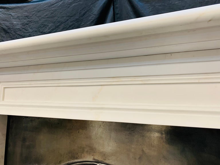 Regency Greek Revival Style Marble Fireplace Surround at 1stDibs