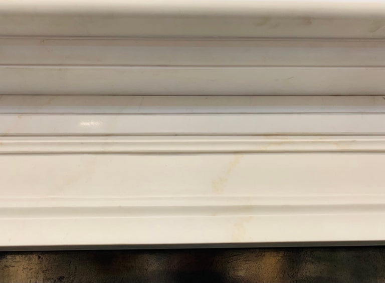 Regency Greek Revival Style Marble Fireplace Surround at 1stDibs