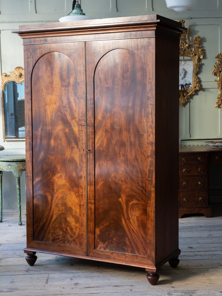 Regency Mahogany Hanging Cupboard at 1stDibs