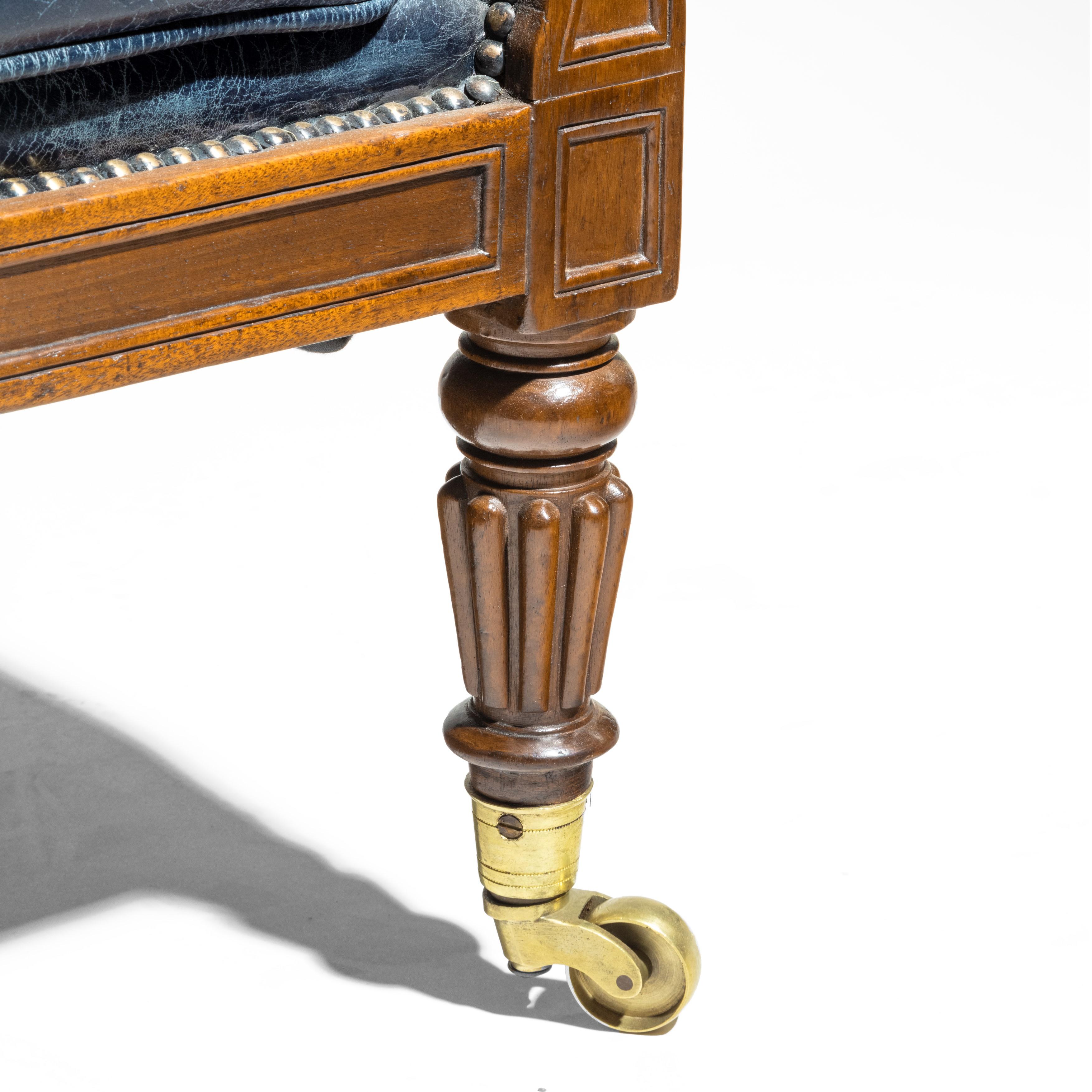 Regency Mahogany Library Chair by Gillows English, circa 1815 at ...