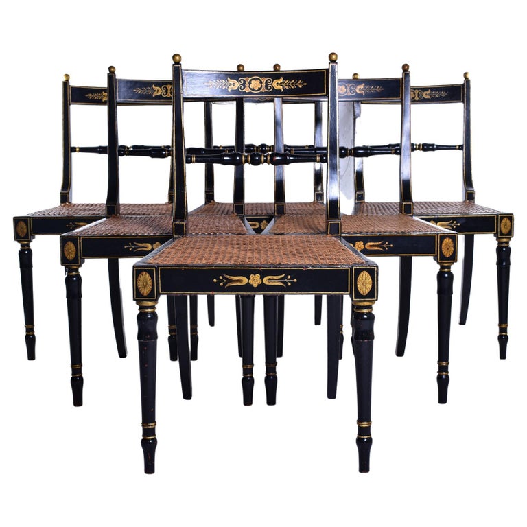 A Regency Set Of Dining Chairs By John Gee For Sale at 1stDibs