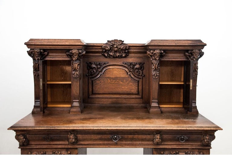 Renaissance Style Desk from the Late 19th Century at 1stDibs