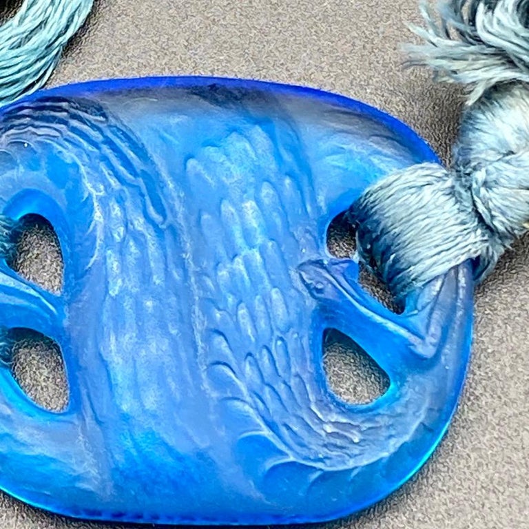 Rene Lalique Art Deco Snake Pendant For Sale at 1stDibs