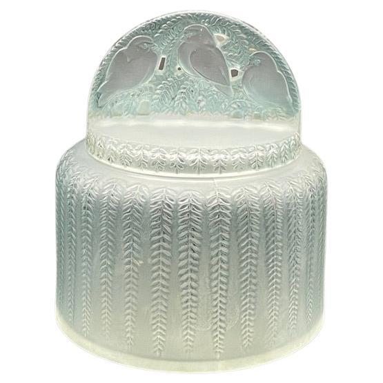 A pair of Amsterdam Glass Art Deco table Tamps by R.Lalique For Sale at ...