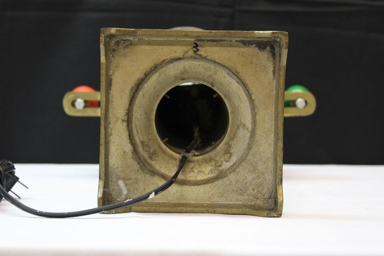 A. Robinson Co Ltd. Liverpool Brass Ships Compass Converted Table Lamp ...