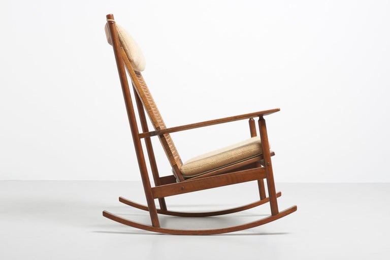 Rocking Chair for Juul Kristensen by Hans Olsen at 1stDibs