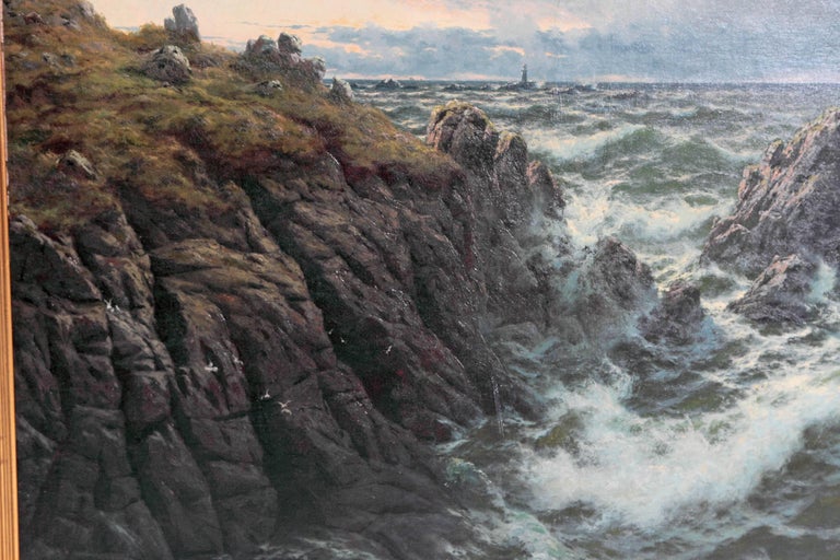 "A Rocky Coast" by Thomas Rose Miles For Sale at 1stDibs | thomas rose ...