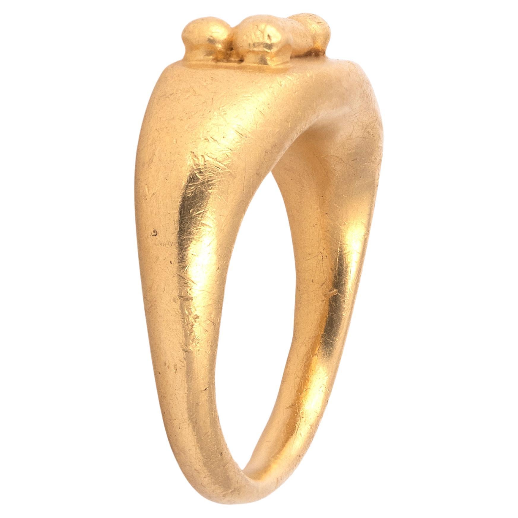 A Roman Gold Phallic Ring 3rd Century AD For Sale at 1stDibs