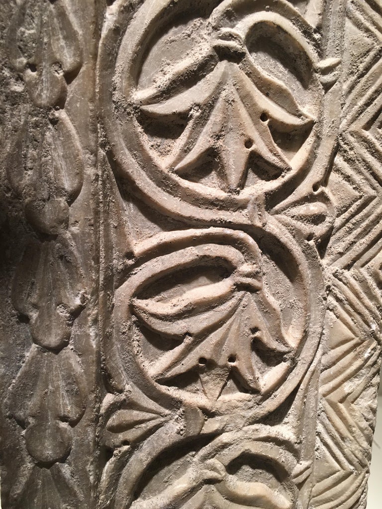 Romanesque Italian Frieze in Marble with a Tree of Life, 12th-13th ...