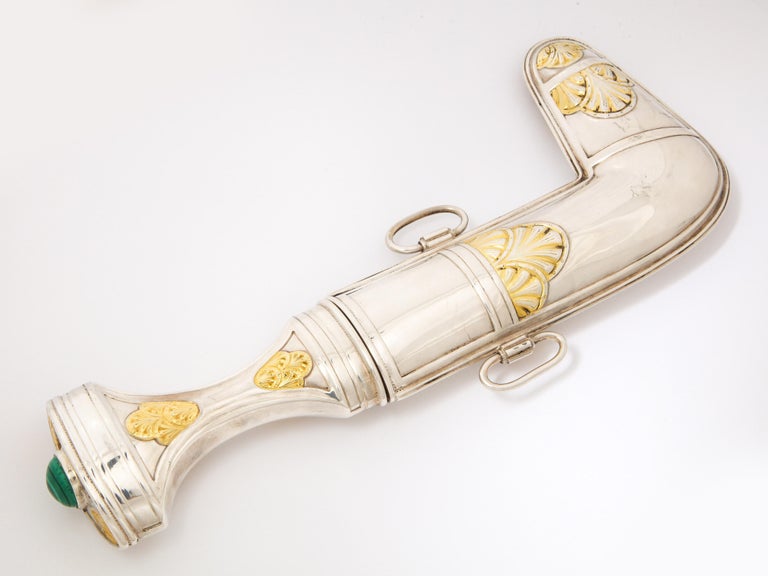 Royal Saudi Arabian Silver and Silver-Gilt Jambiya Khanjar Dagger ...
