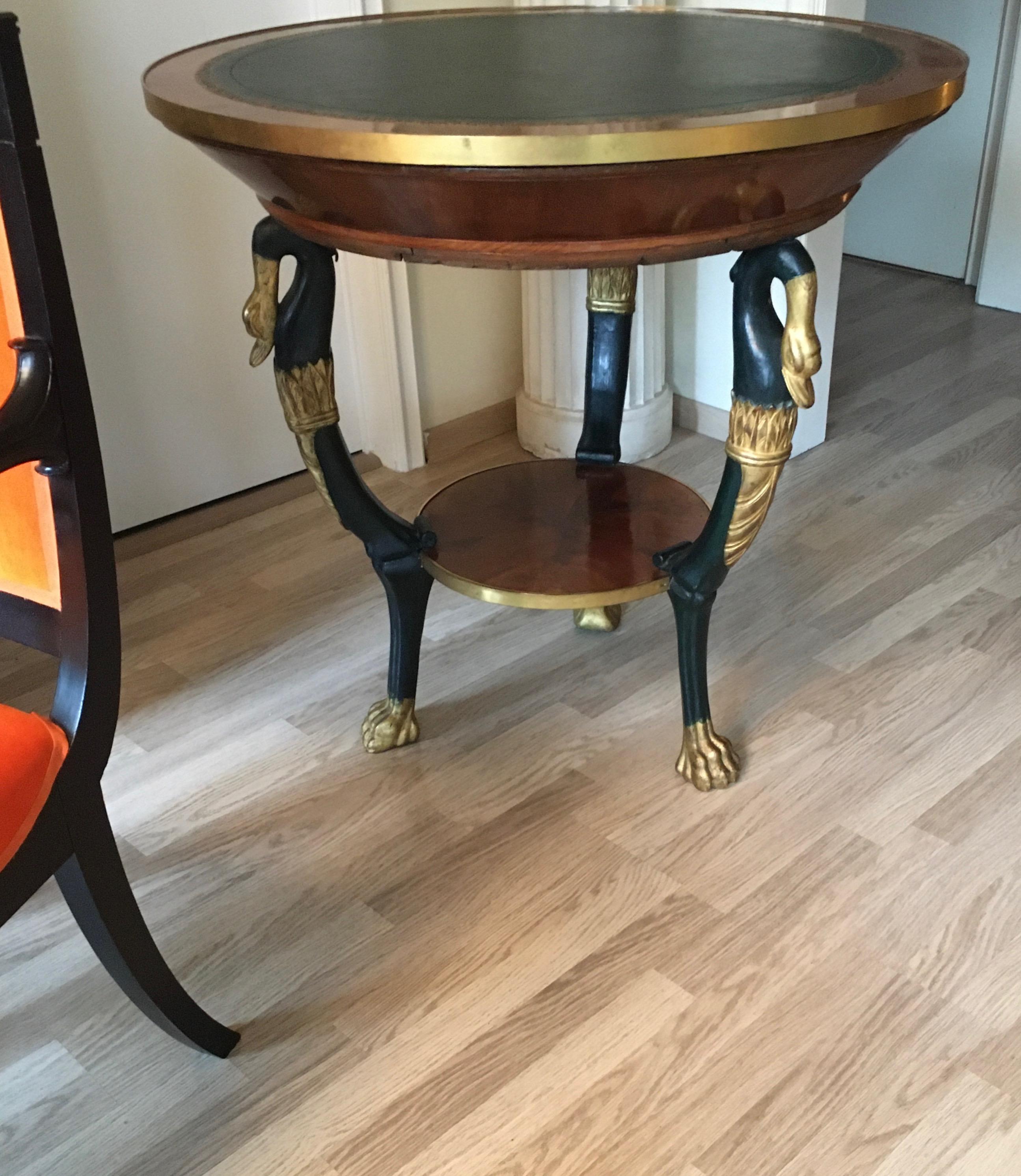 Russian Empire Style Mahogany Veneer Table Able to Form a Jardinière at ...