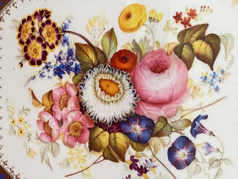 Samuel Alcock Porcelain Fruit Basket C.1830-1840 For Sale at 1stDibs