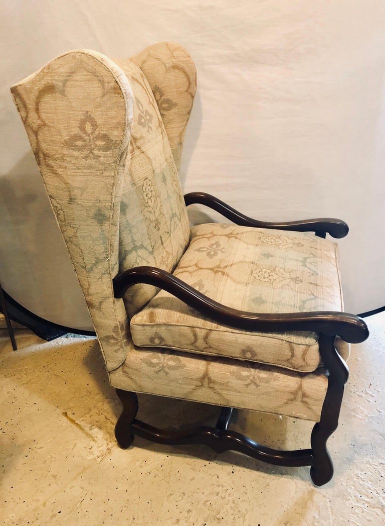 A. Schneller Sons Colonial Wingback Armchair at 1stDibs | colonial ...