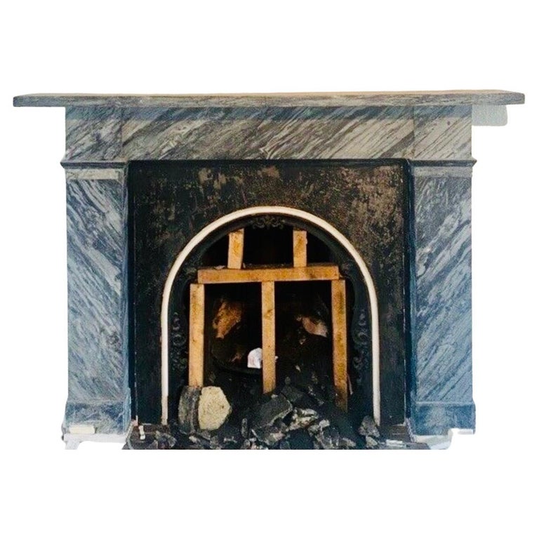 Scottish George III Mid 18th Century Bardigilo Marble Fireplace ...