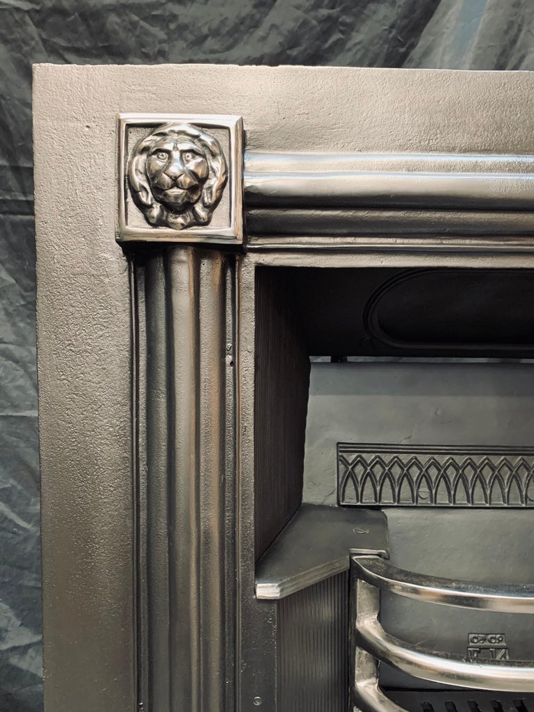 Scottish Georgian Manner Cast Iron Fireplace Hob Grate Insert For Sale ...