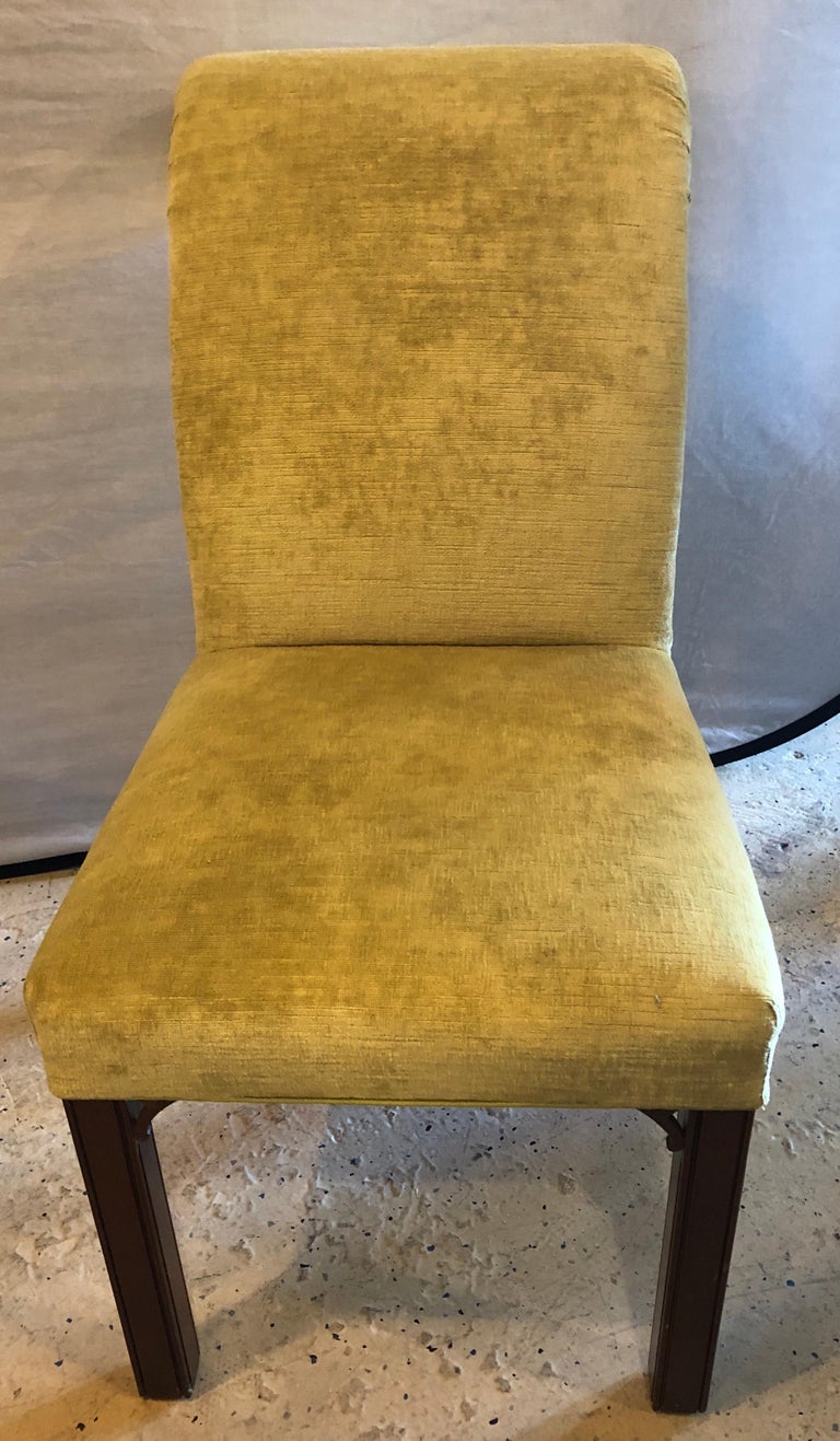 Set of 10 Schneller and Sons Chinese Chippendale Sleigh Back Dining ...