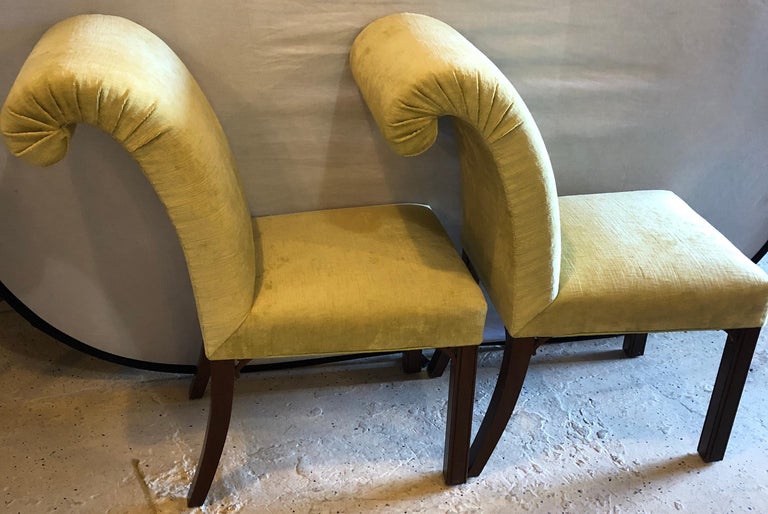 Set of 10 Schneller and Sons Chinese Chippendale Sleigh Back Dining ...