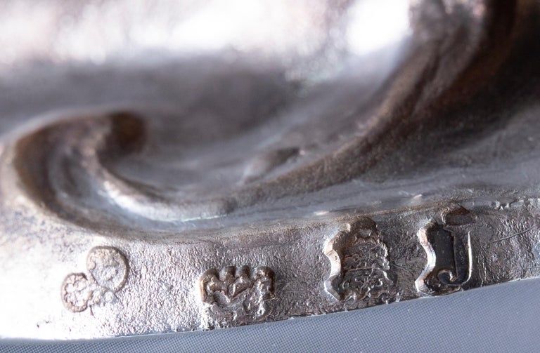 A Set of 4 George II Cast Silver Candlesticks, London 1753 by John Cafe ...