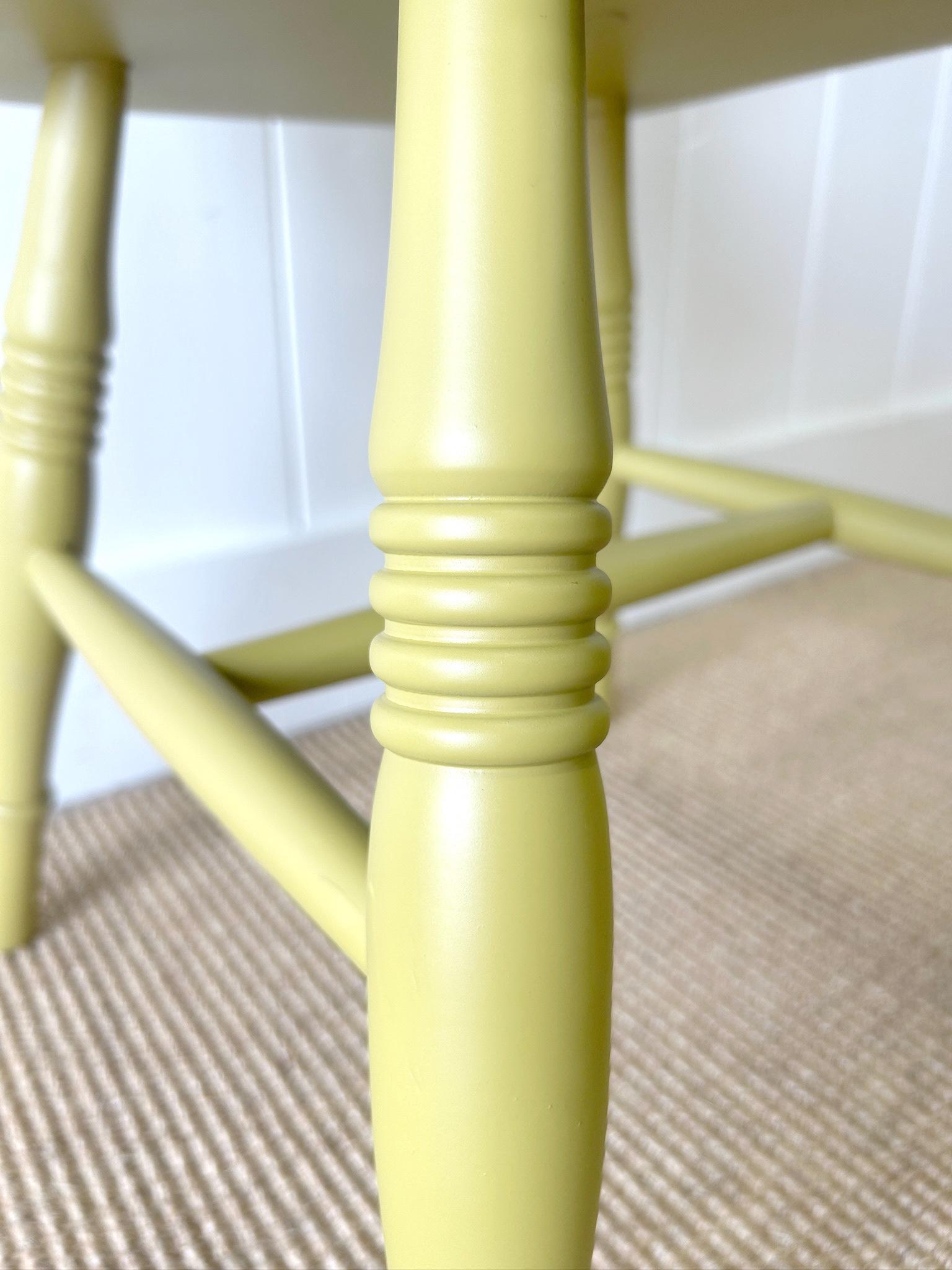 A Set of 5 Antique Ash Spindle Back Side Chairs For Sale at 1stDibs