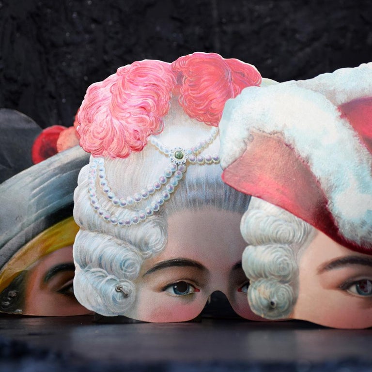 Set of 6 Mid-20th Century German Theatre Masks at 1stDibs