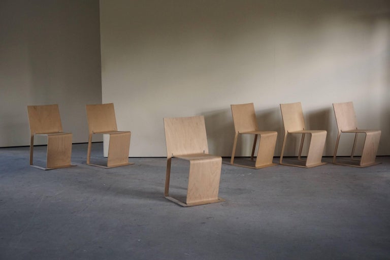 Set of 6, Peter Karpf, Model "Voxia", Chairs, Later Part of the 20th ...
