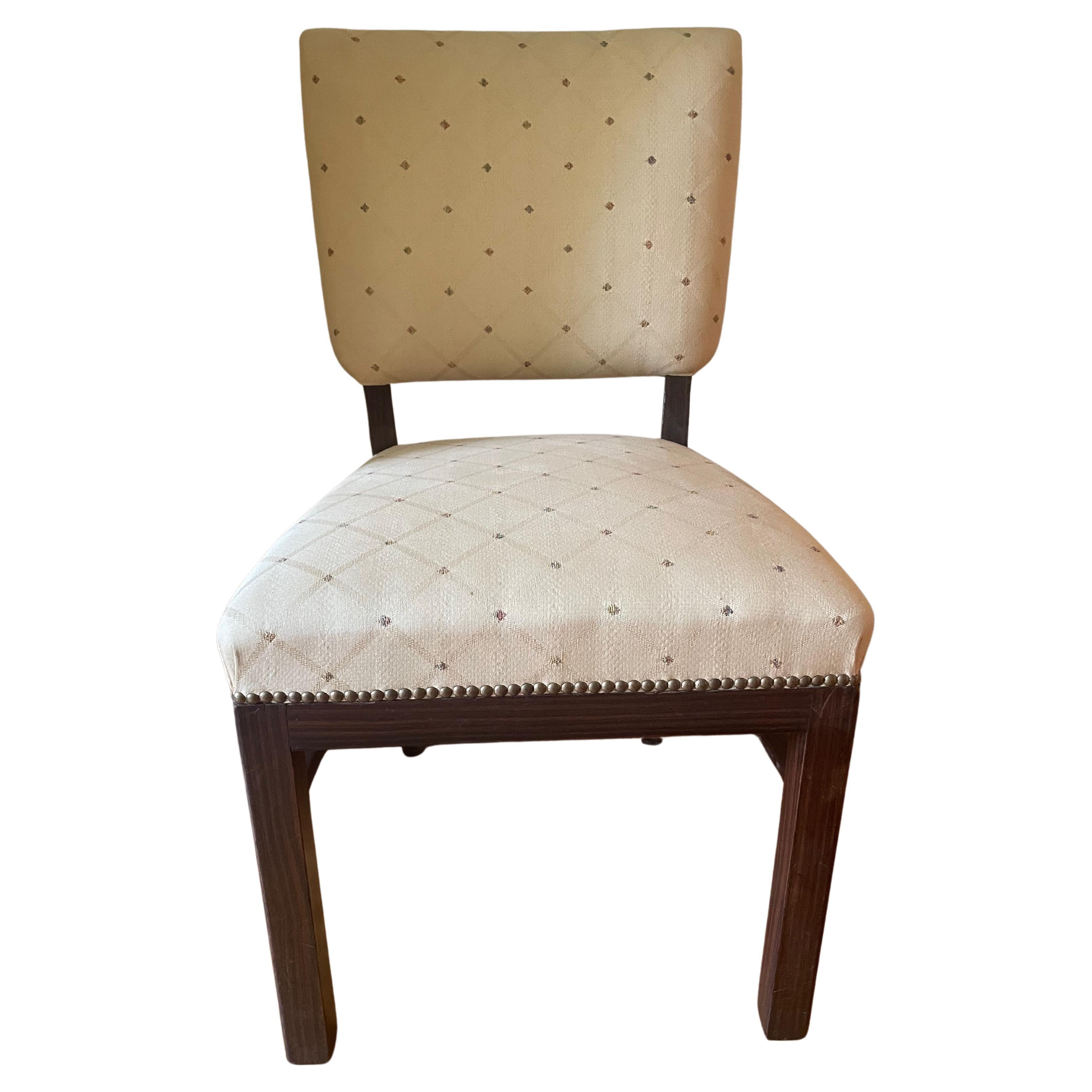 Set of Eight French Art Deco Dining Chairs attributed to Dominique at ...