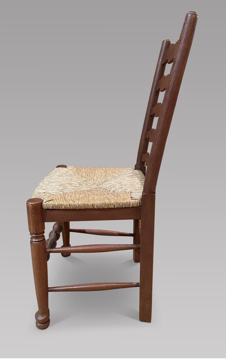 Set of Eight Ladderback Chairs at 1stDibs