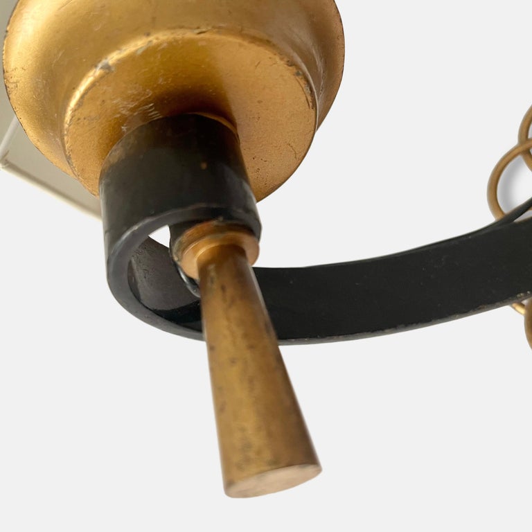 Set of Four 1940s French Wall Lights in the Style of Gilbert Poillerat ...