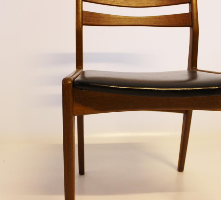 Set of Four Dining Room Chairs, Model 323, in Teak, Slagelse Furniture ...