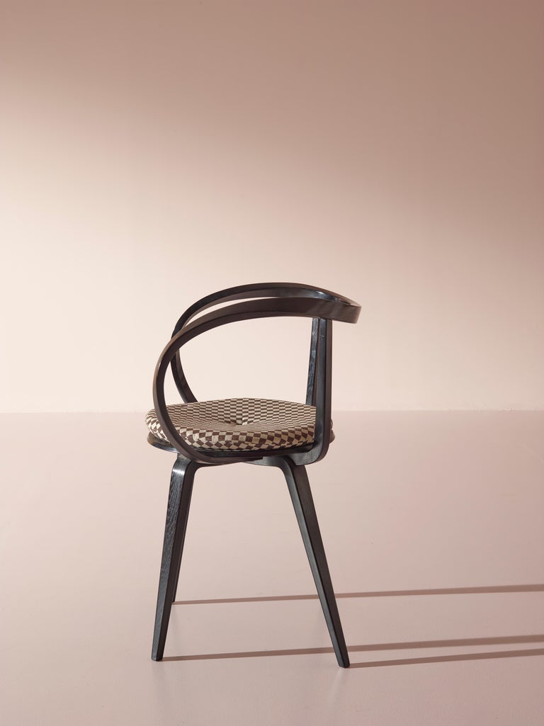 Set of Four George Nelson ''Pretzel'' Armchair Made by ICF, Italy, 1984 ...