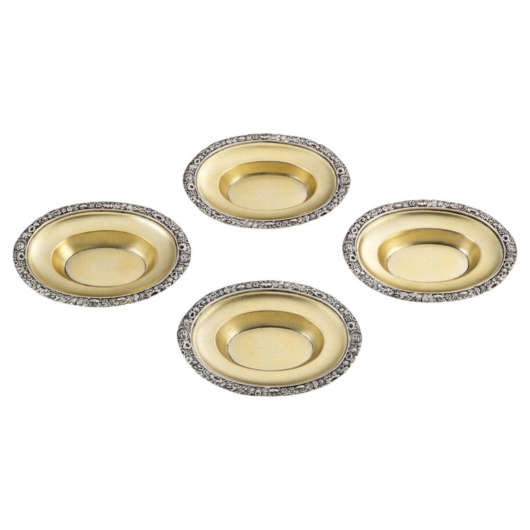 Set of George III Gilded Dishes, London, 1817, Solomon Royes and John E ...