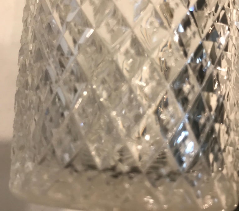 Set of Six Beautifully Hand Cut Crystal Rock Glasses Art Deco, 1920 For ...