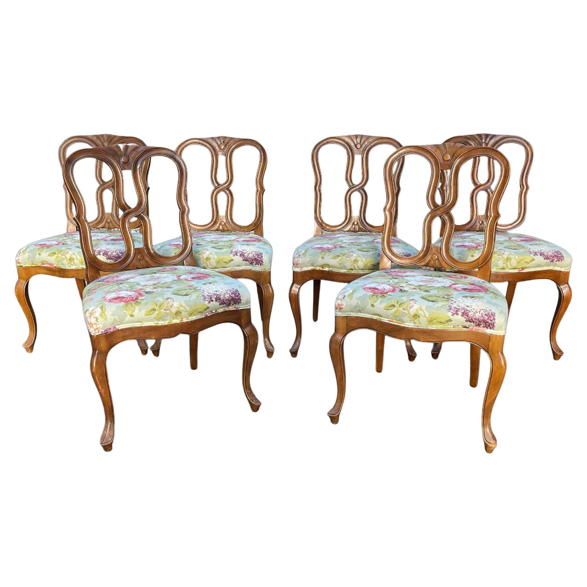 Set of Six Robert Mouseman Thompson Dining Chairs at 1stDibs