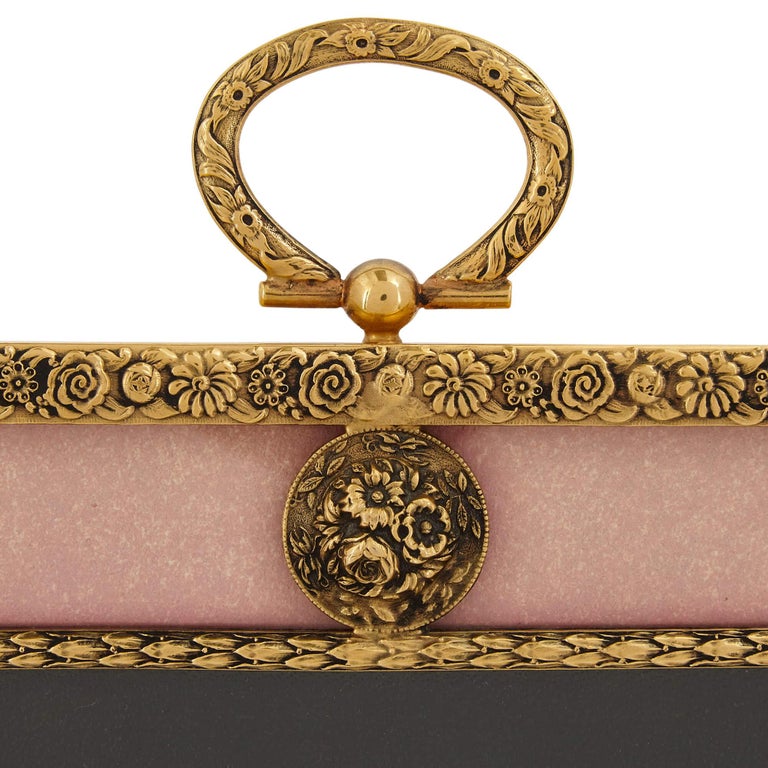 Set of Six Gilt-Metal Mounted Rectangular Photograph Frames by Puiforcat For Sale at 1stDibs