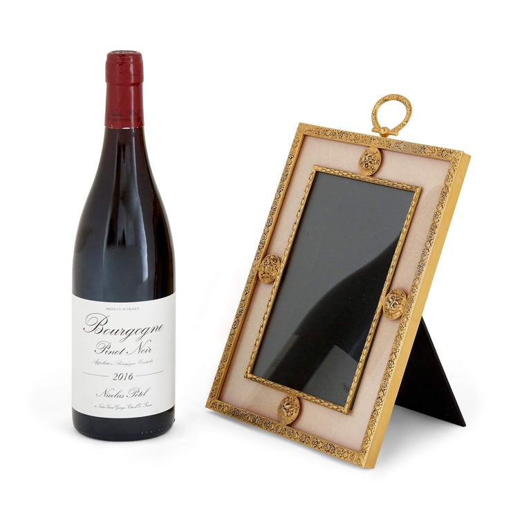 Set of Six Gilt-Metal Mounted Rectangular Photograph Frames by Puiforcat For Sale at 1stDibs