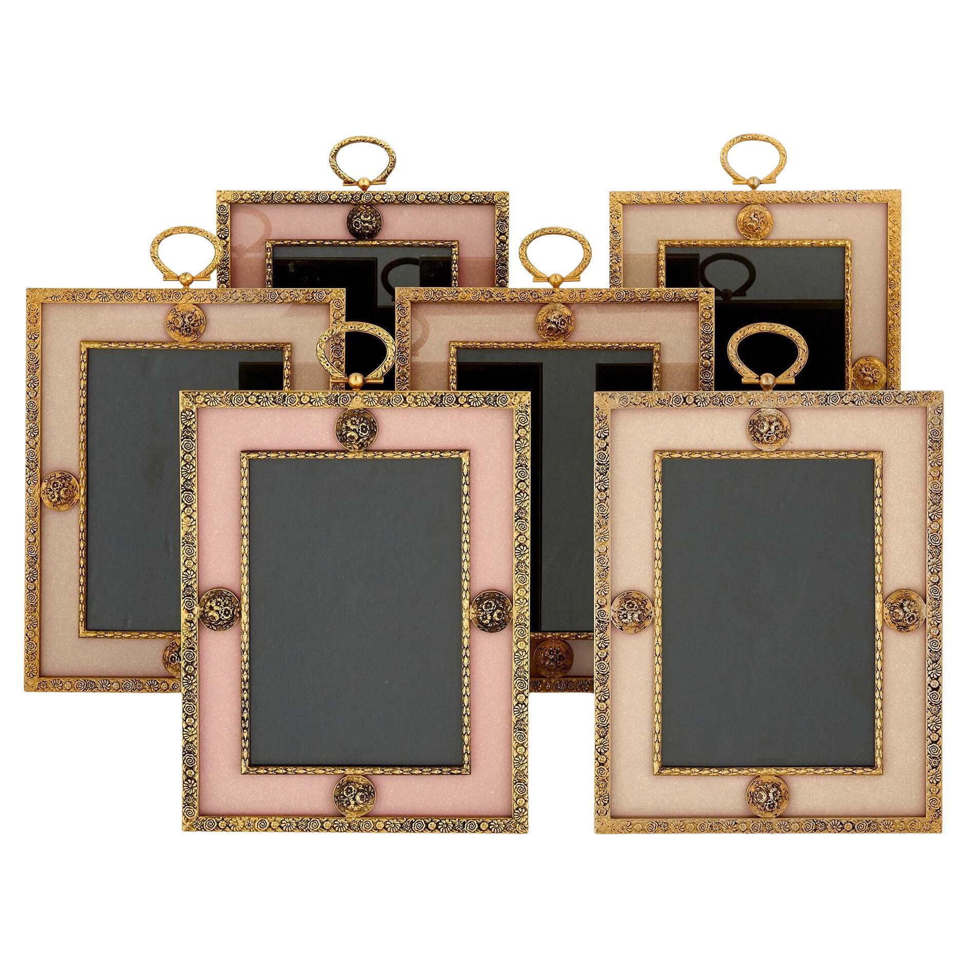 Set of Four Gilt Bronze Frames For Sale at 1stDibs