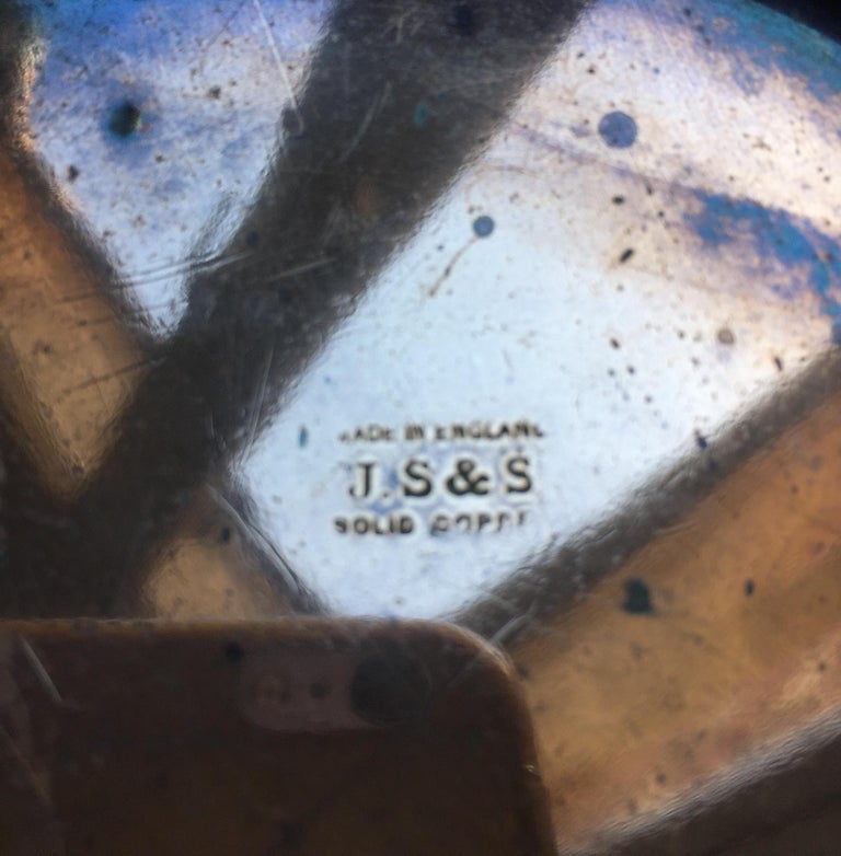 Set of Three Joseph Sankey and Son Copper Crocodile Jugs, circa 1900 ...