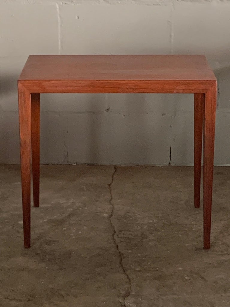 Set of Three Nesting Tables by Severin Hansen for Haslev, Denmark For ...