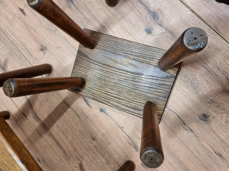 Set of Three Rustic Nesting Tables, Scandinavian / Mid-Century Modern ...