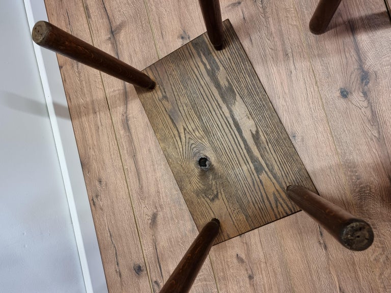 Set of Three Rustic Nesting Tables, Scandinavian / Mid-Century Modern ...