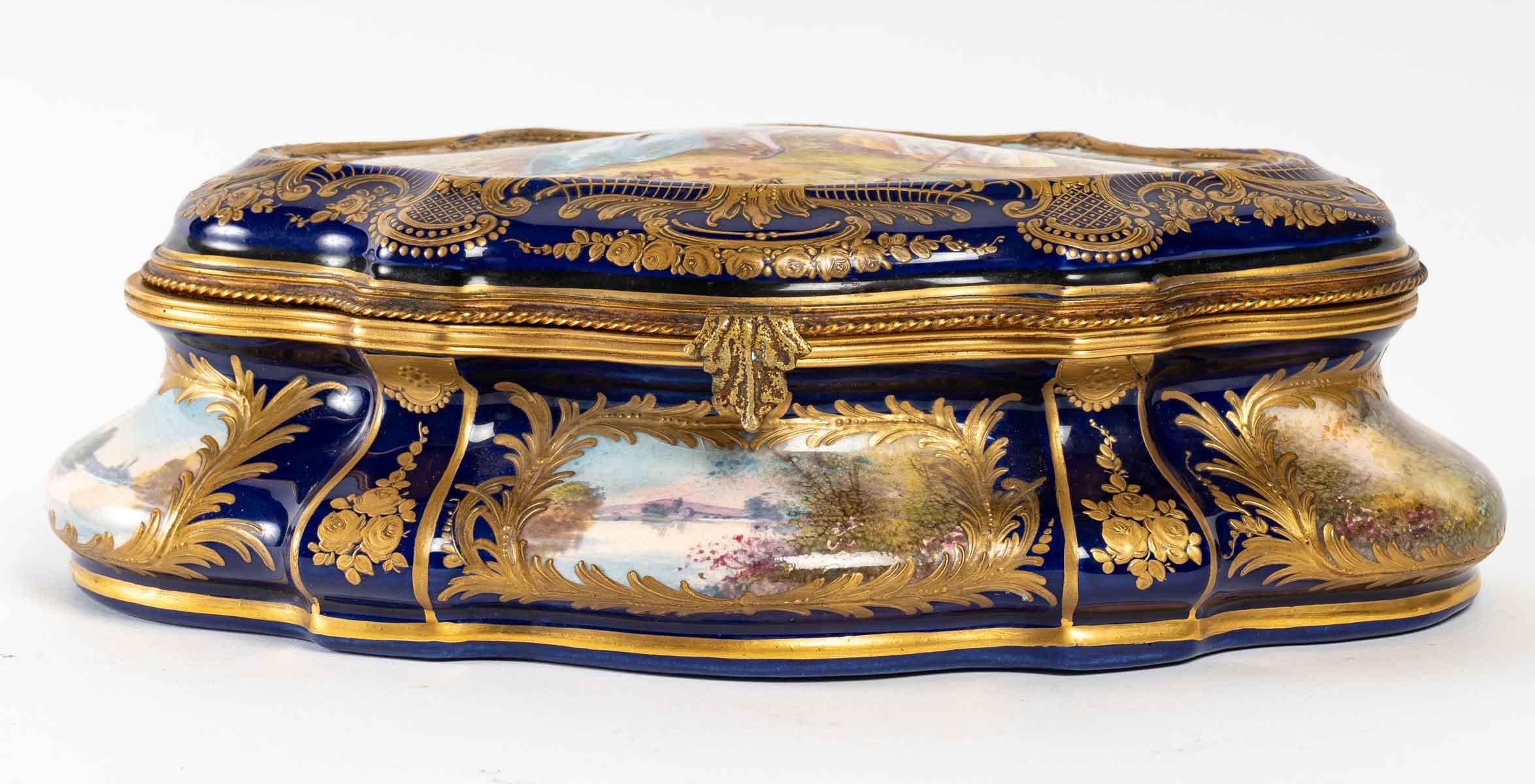Sèvres Porcelain Box, 19th Century at 1stDibs