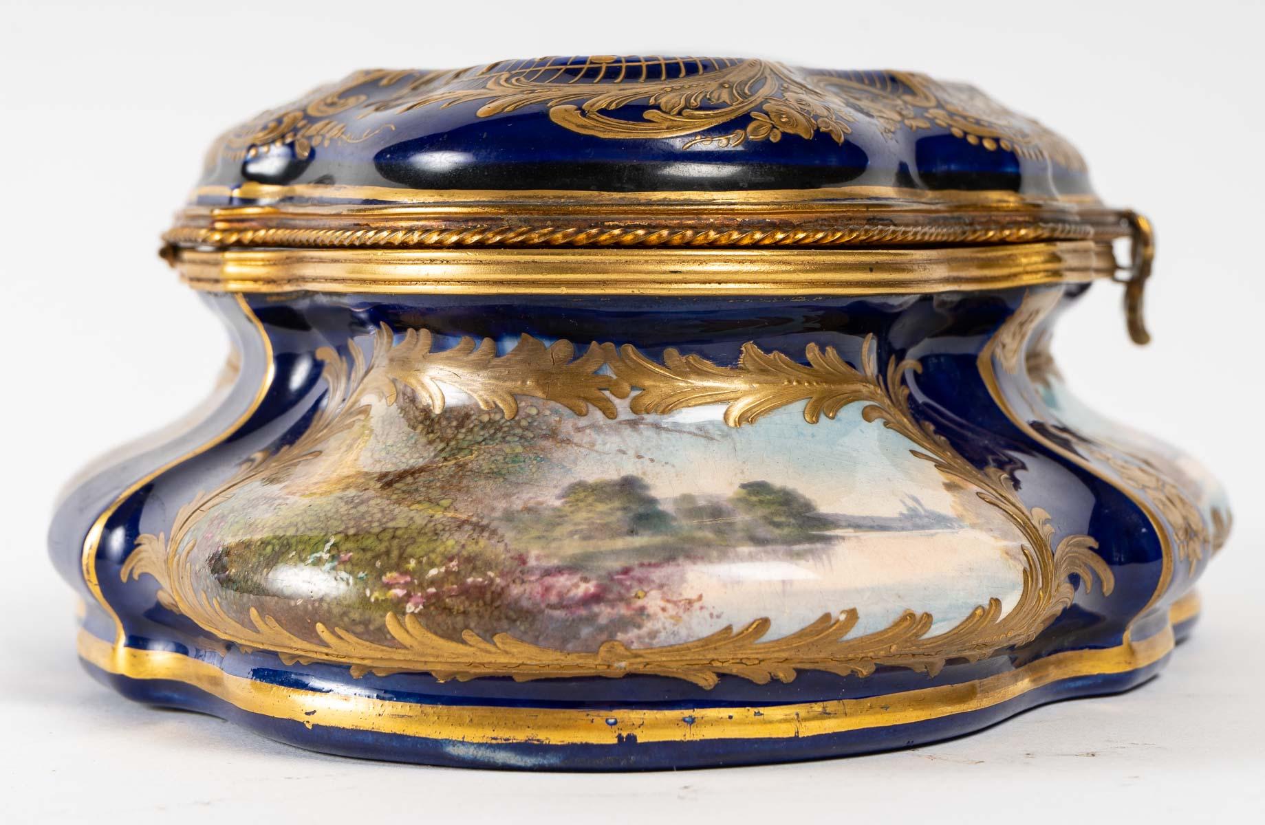 Sèvres Porcelain Box, 19th Century at 1stDibs