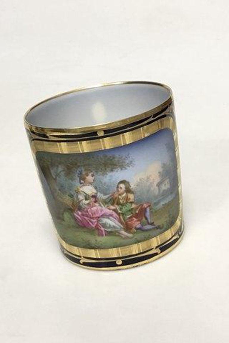 Sevres Porcelain Cabinet Cup and Saucer, 1844 For Sale at 1stDibs