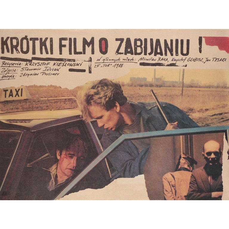 A Short Film About Killing 1988 Polish B1 Film Poster For Sale at 1stDibs