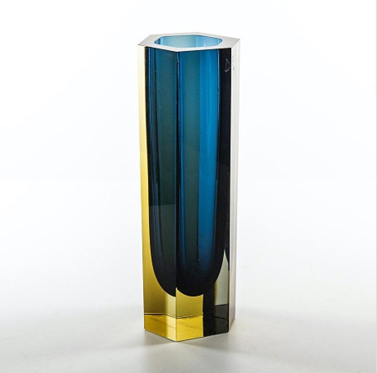 Kaj Franck Prism Crystal Vase, Finland, 1960s For Sale at 1stDibs