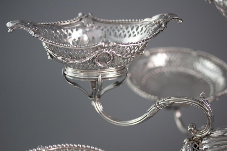 Silver Epergne or Table Centrepiece, Thomas Pitts, London 1773 For Sale ...